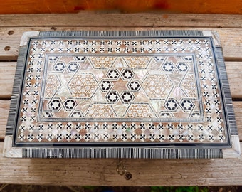 Bone inlay box | Etsy