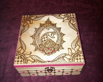 Peacock henna design | Etsy