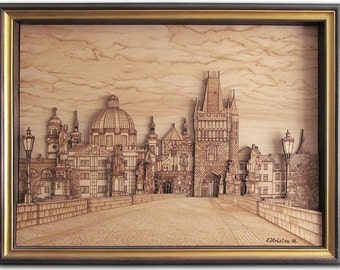 Pyrography wall art | Etsy