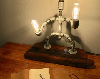 Robot lamp | Etsy