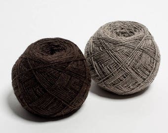 Dark brown yarn | Etsy