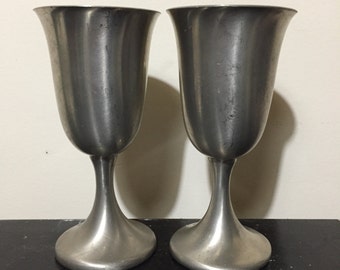 Pewter goblet | Etsy