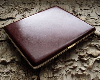 Leather cigarette case | Etsy