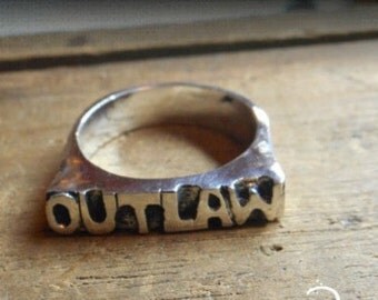 Outlaw ring | Etsy