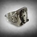 Cross Of Lorraine Magnum PI Team Ring Sterling Silver 925