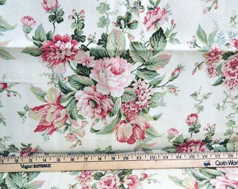 Waverly rose fabric | Etsy