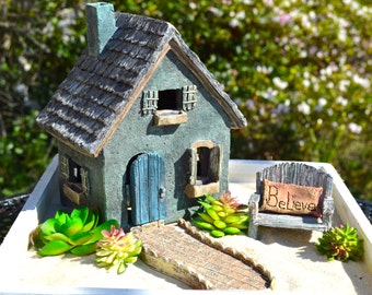 Fairy garden bench | Etsy