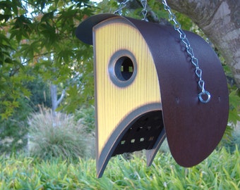 Items similar to Large rustic birdhouses and nest boxes - use as ...