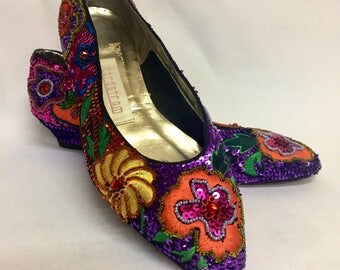 Bright colored shoes | Etsy