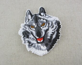 Wolf patch | Etsy