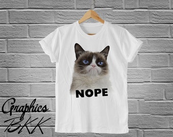 Grumpy cat tshirt | Etsy
