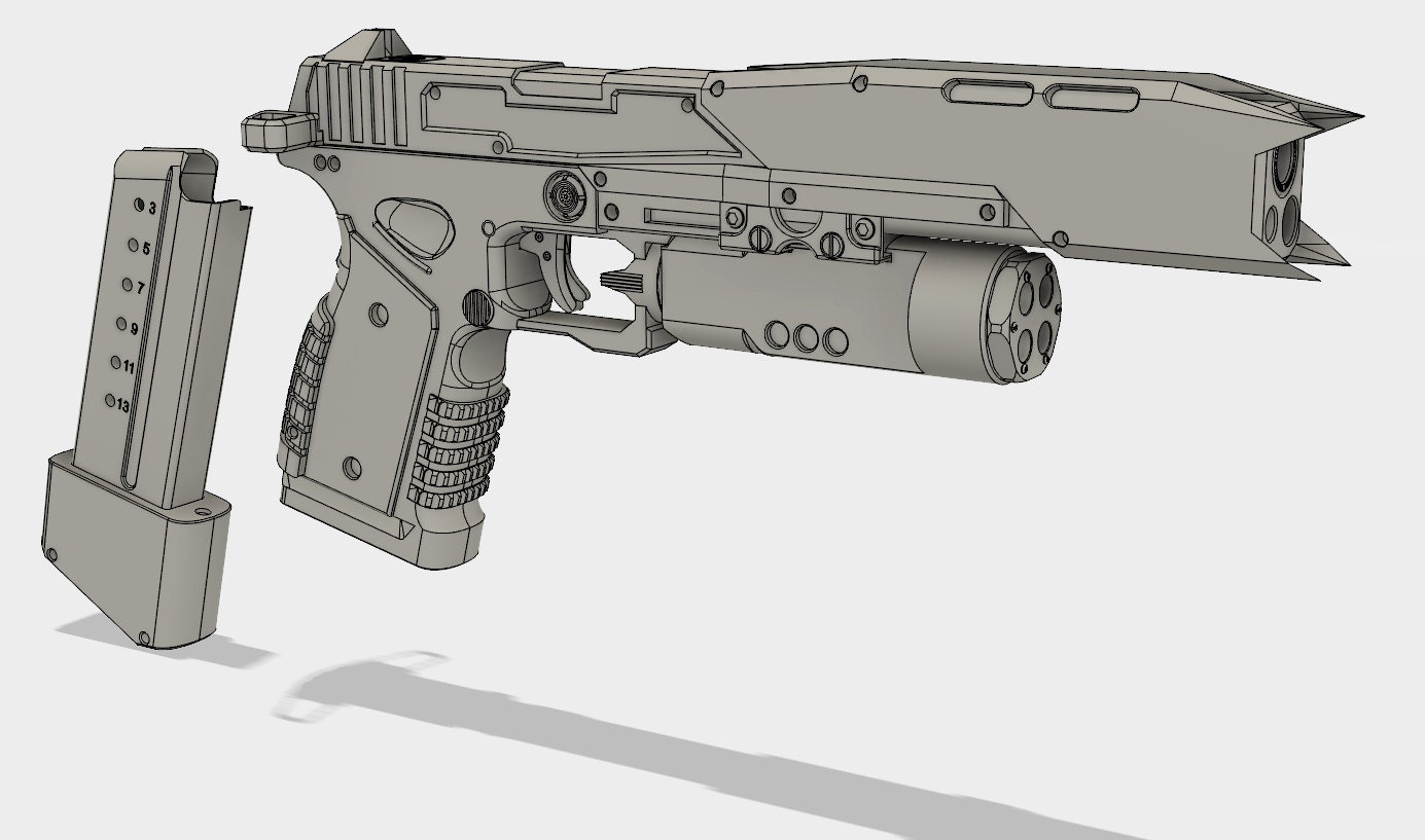 Titanfall 2 Smart Pistol Model for 3D Printing
