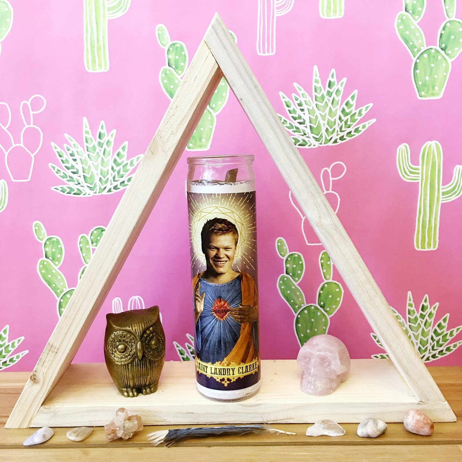 Saint Landry Clarke // Friday Night Lights Prayer Candle