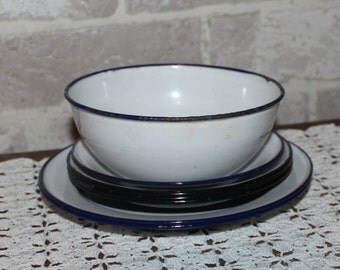 Primitive dinnerware | Etsy