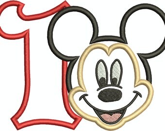 Mickey number 1 | Etsy