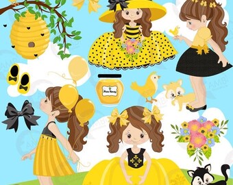 Bee clipart | Etsy