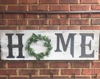 Rustic home sign | Etsy
