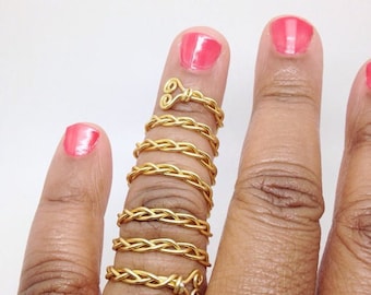 Full finger ring | Etsy