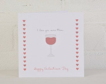 Wine lover card | Etsy