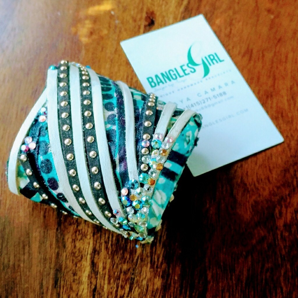 Unique handmade bracelets designed by Maya by BanglesGirl on Etsy