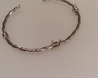 Barbed wire bracelet | Etsy