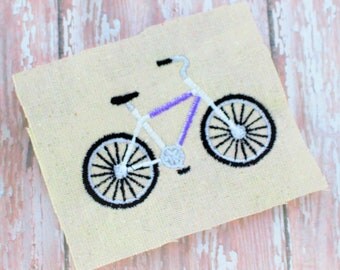 Bicycle embroidery | Etsy