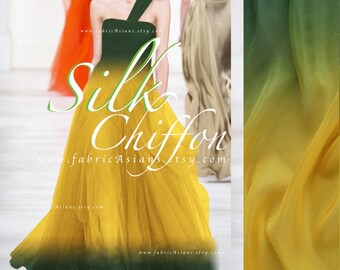 Yellow chiffon dress | Etsy