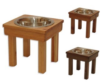 Elevated dog feeder | Etsy