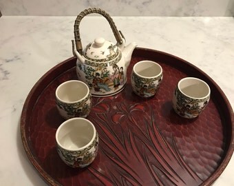 Asian tea set | Etsy