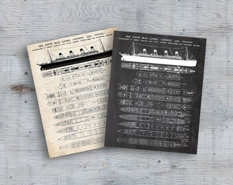 Titanic print | Etsy