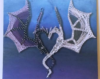 Dragon string art | Etsy