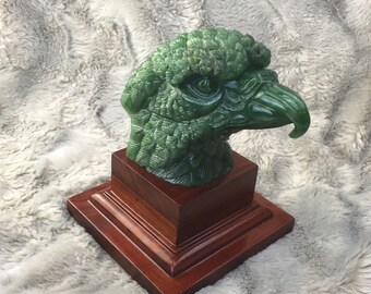 Canadian Nephrite Jade Inukshuk 3 Sizes Green Jade