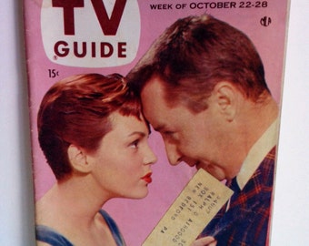 Vintage tv guide | Etsy