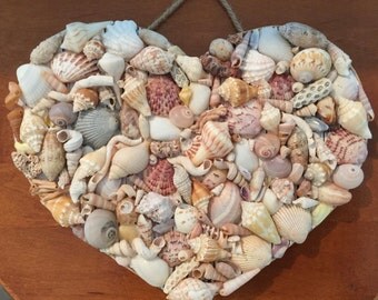 Items similar to Custom Seashell Heart - Handmade with Driftshells on Etsy