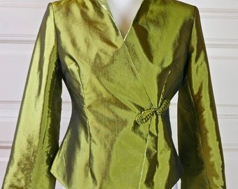 Lime green jacket | Etsy