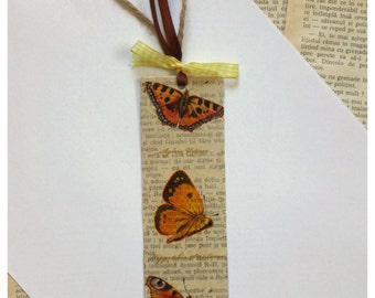 Decoupage bookmark | Etsy