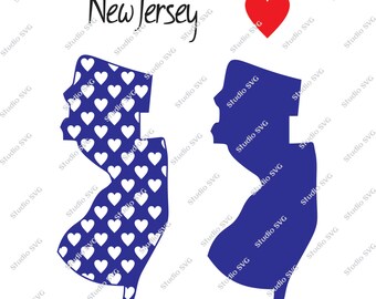 New jersey svg | Etsy