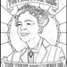 Michelle Obama First Lady Feminist Coloring Portraits