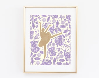 Lavender ballerina | Etsy