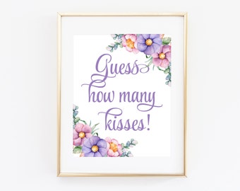 How many kisses | Etsy
