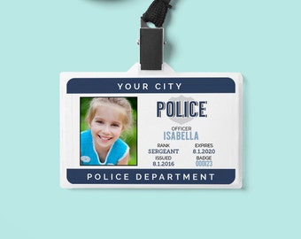 Kids police costume | Etsy