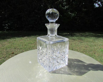 Cut crystal decanter | Etsy