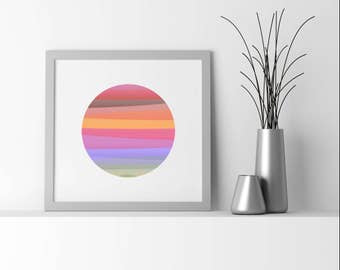 Simple wall art | Etsy