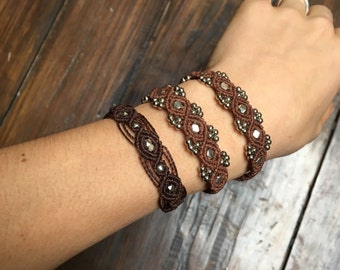 Macrame bracelet | Etsy