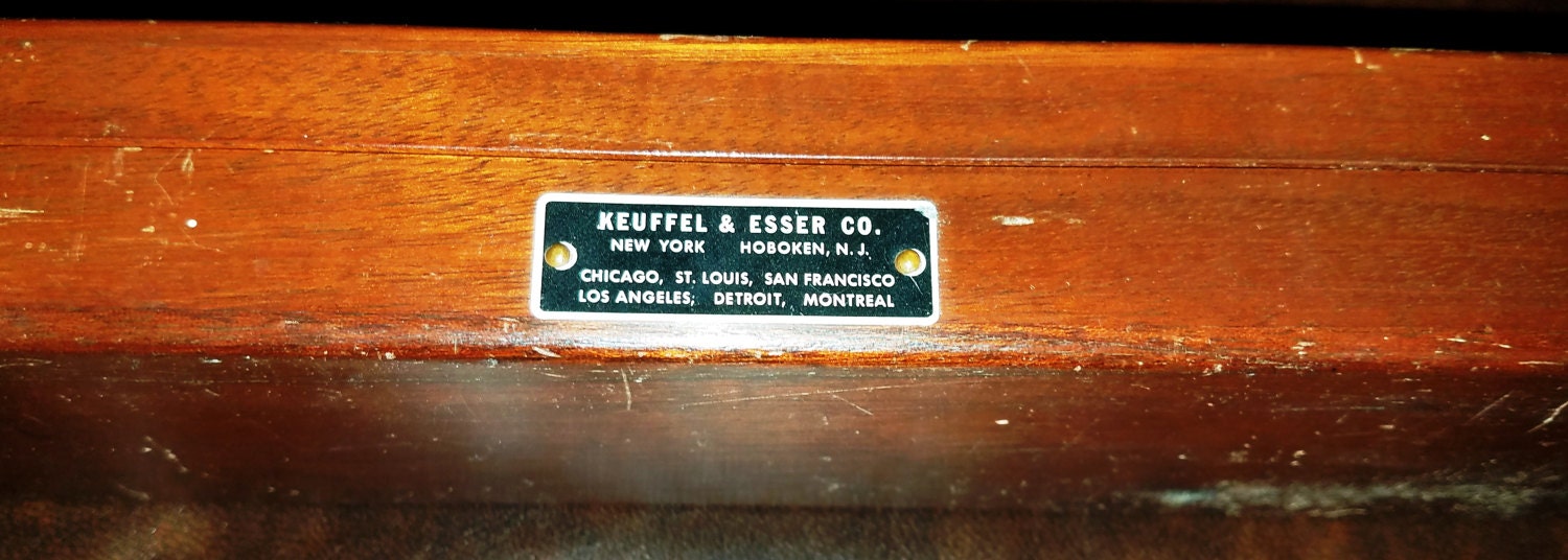 Vintage Antique Leroy Lettering Set by Keuffel & Esser Co.