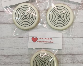 Maze valentine | Etsy
