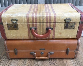 Antique suitcase | Etsy