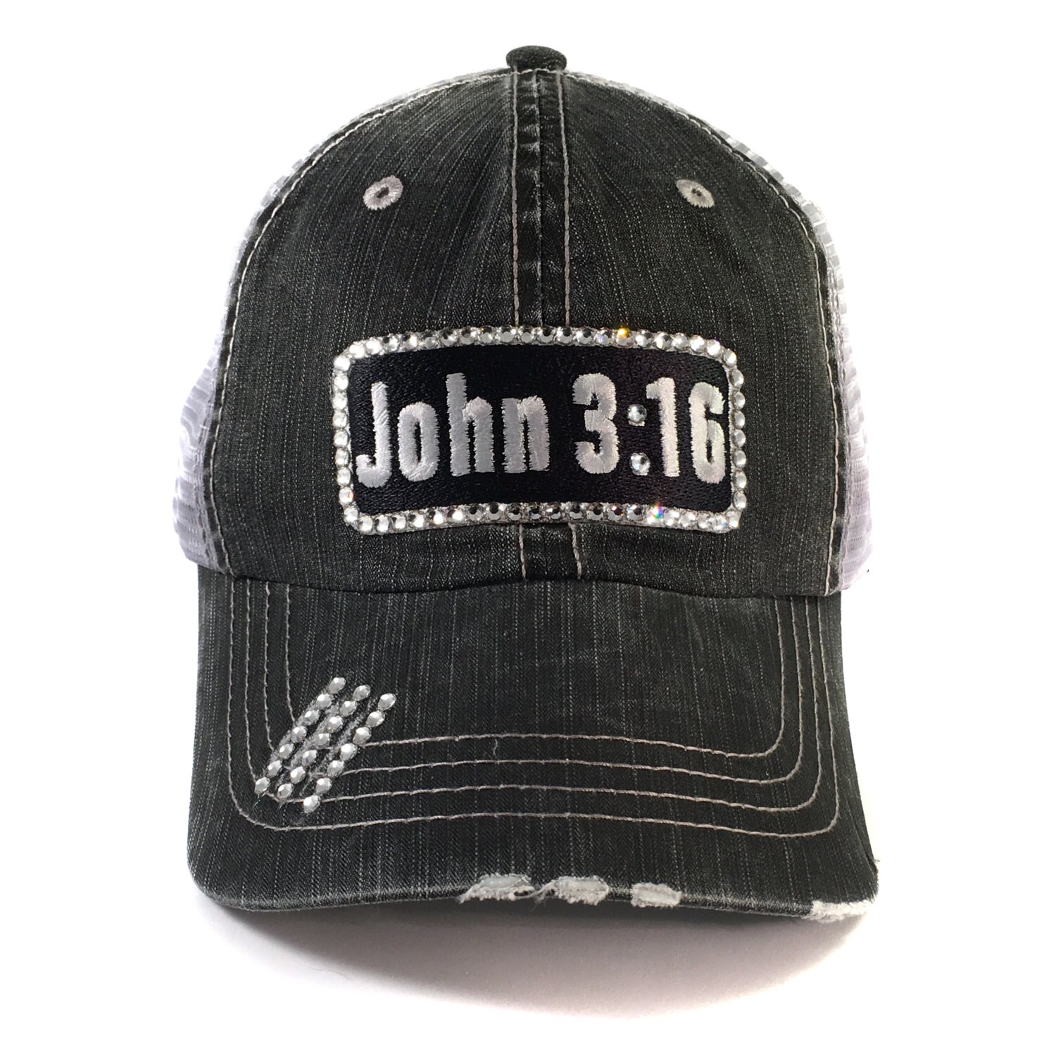 John 3 16 Baseball Hat Womens Baseball Cap Bible Verse
