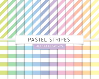 Papel a rayas | Etsy