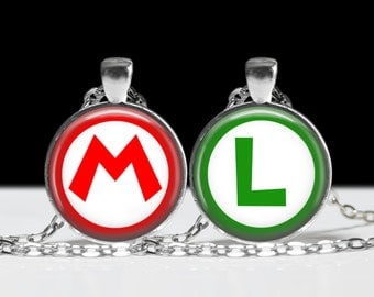 Mario necklace | Etsy